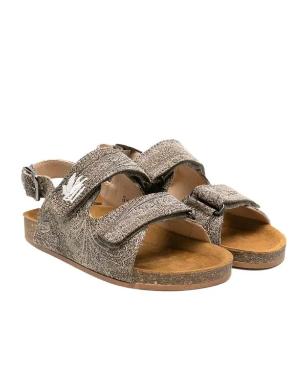Etro Paisley Applique Sandals