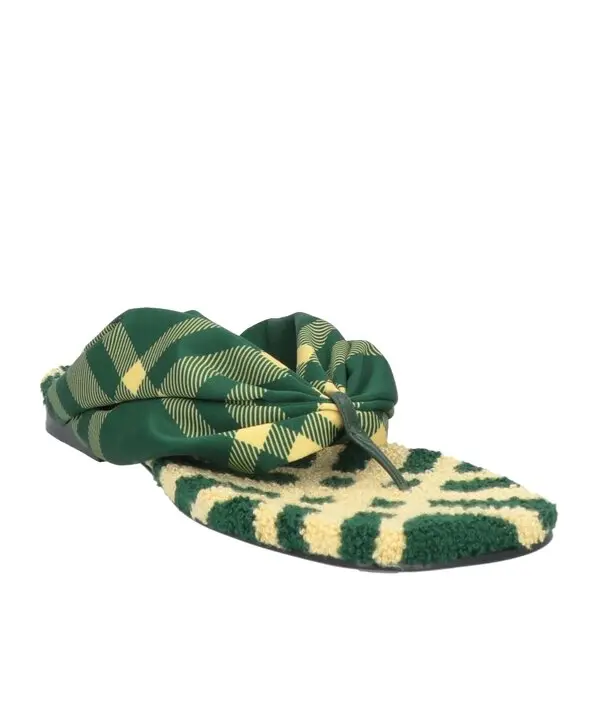 Burberry Checked Slippers