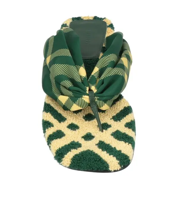 Burberry Checked Slippers