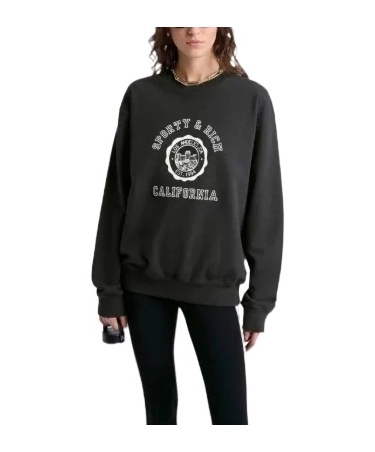 SPORTY  RICH Sporty & Rich California Emblem Crewneck Sweatshirt