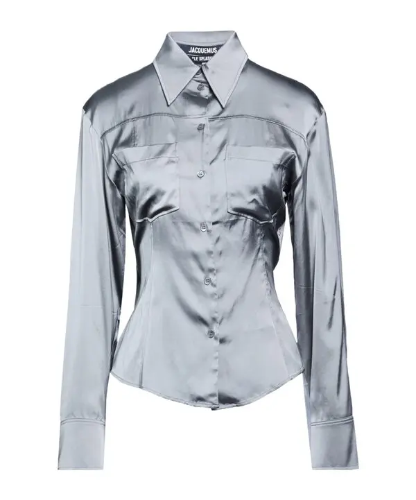 Jacquemus Solid-colored Satin Shirt