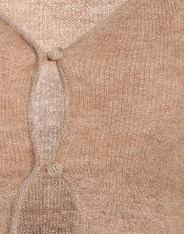 Jacquemus Solid-colored Cropped Knit Cardigan