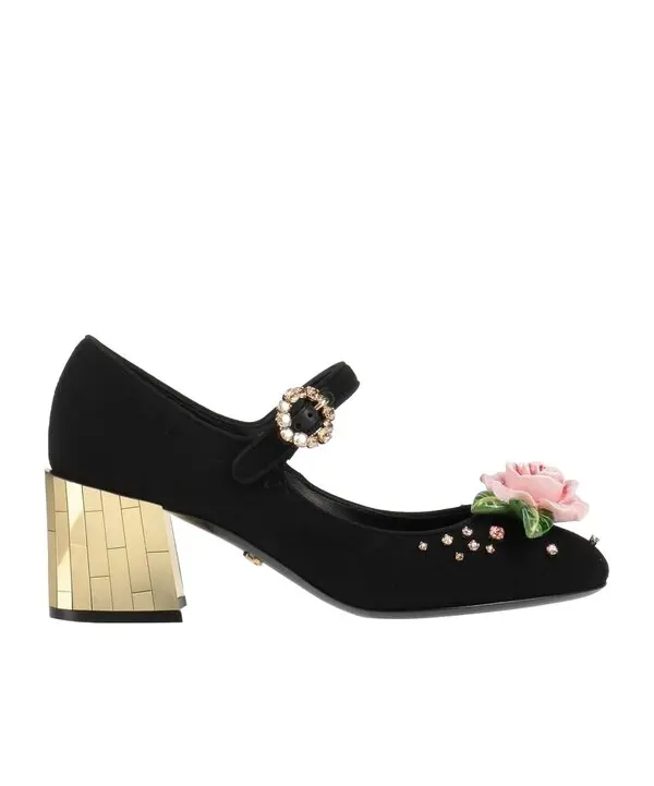 Dolce & Gabbana Embellished Mary Jane Pumps