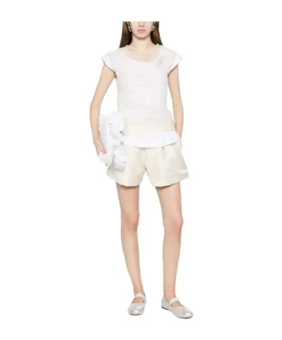 Simone Rocha Layered Lace-trim T-shirt