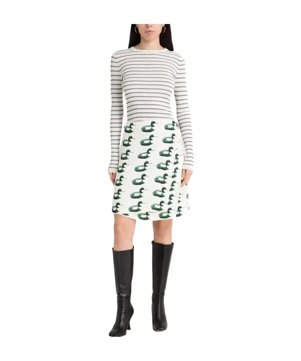 Burberry Printed Skirt