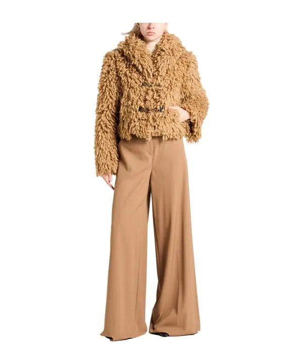 Burberry Teddy Fleece Jacket With Toggle Fastenings