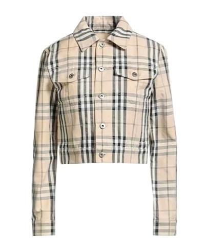 Burberry Classic Plaid Gabardine Jacket