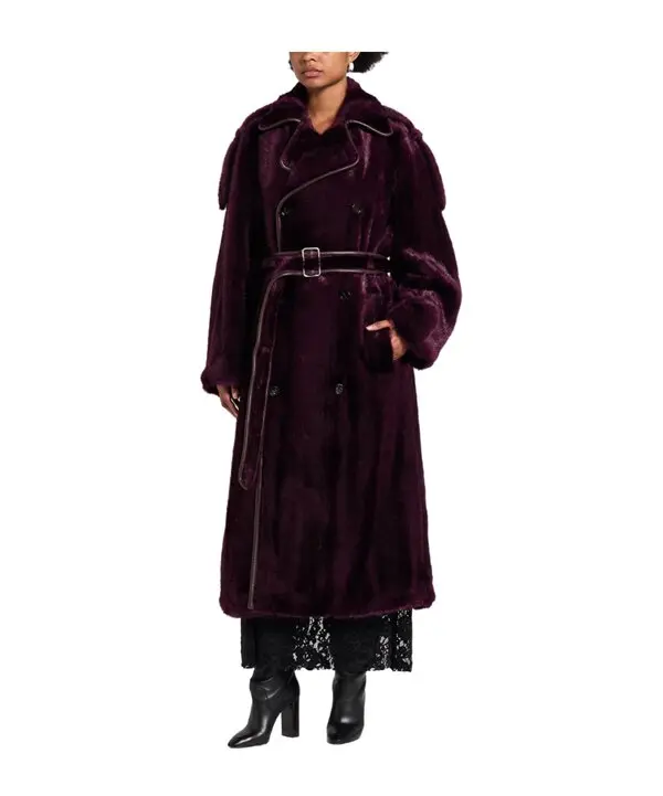 Burberry Teddy Long Coat