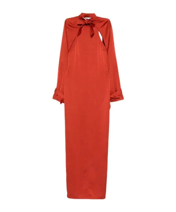 Nanushka Detachable Bolero Maxi Dress - Red