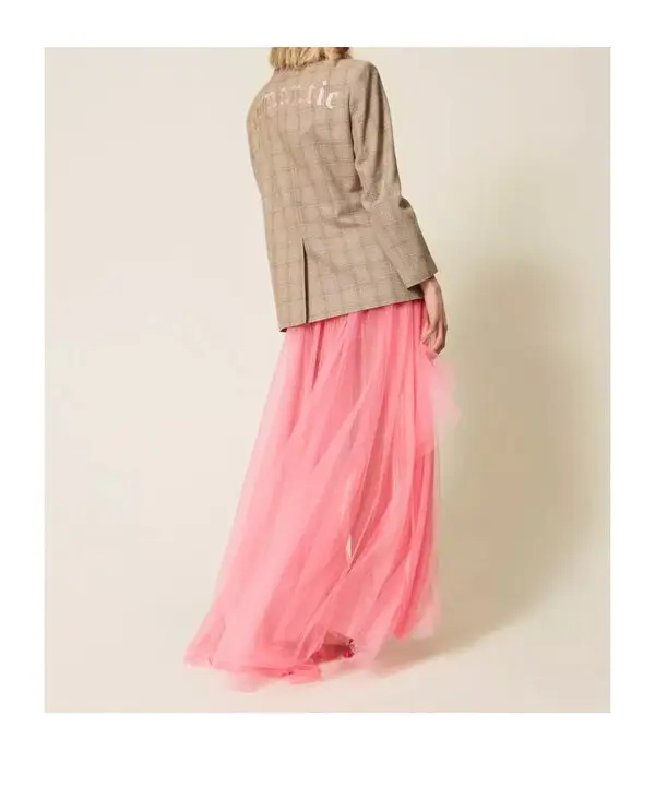 TWINSET X Myfo Asymmetric Tulle Skirt