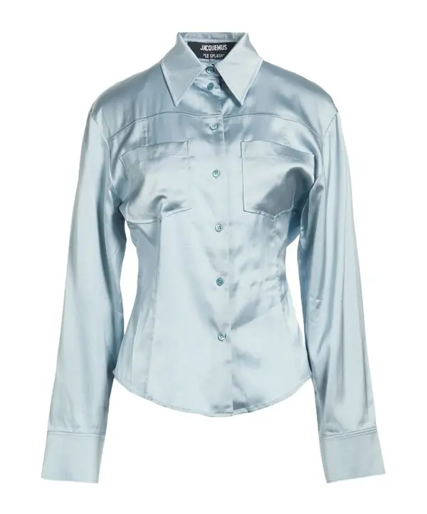 Jacquemus Solid-colored Satin Shirt