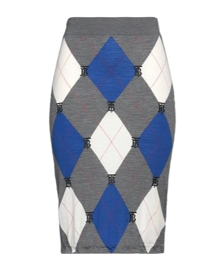 Burberry Midi Skirts - Grey