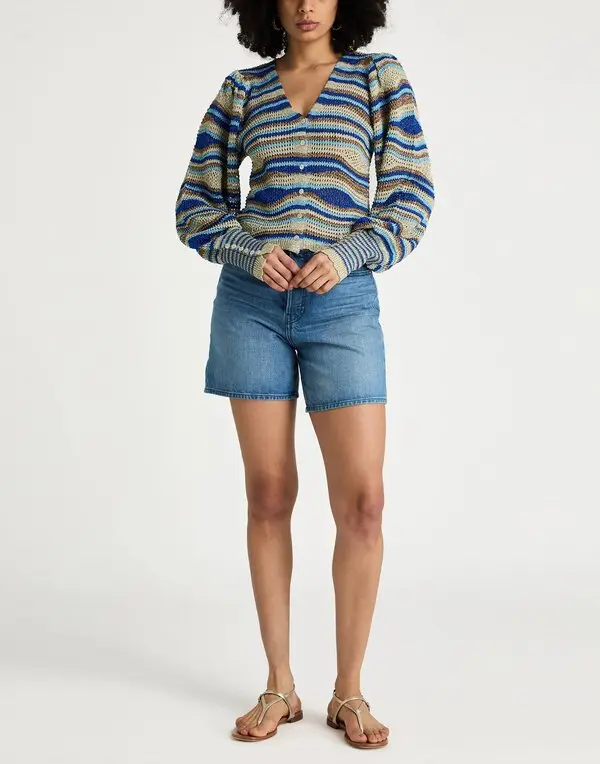 Farm Rio Striped Knit Top