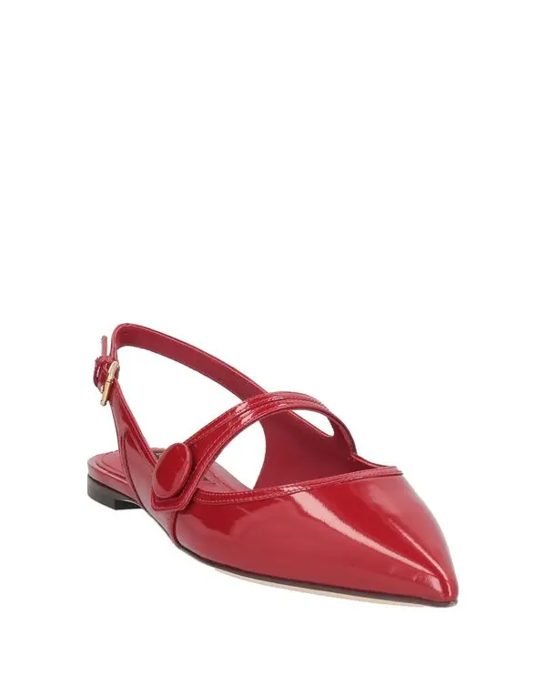 Dolce & Gabbana Patent Leather Slingback Flats