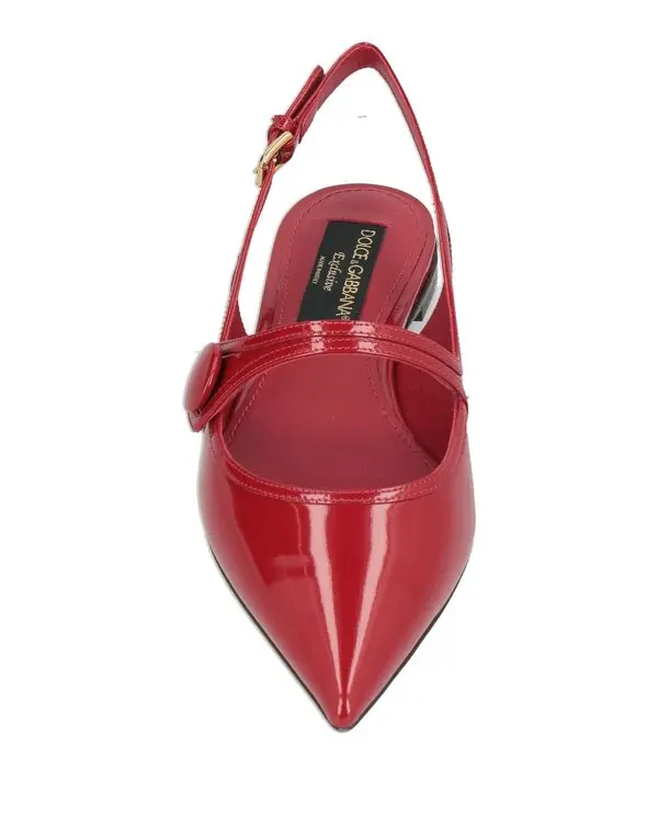 Dolce & Gabbana Patent Leather Slingback Flats