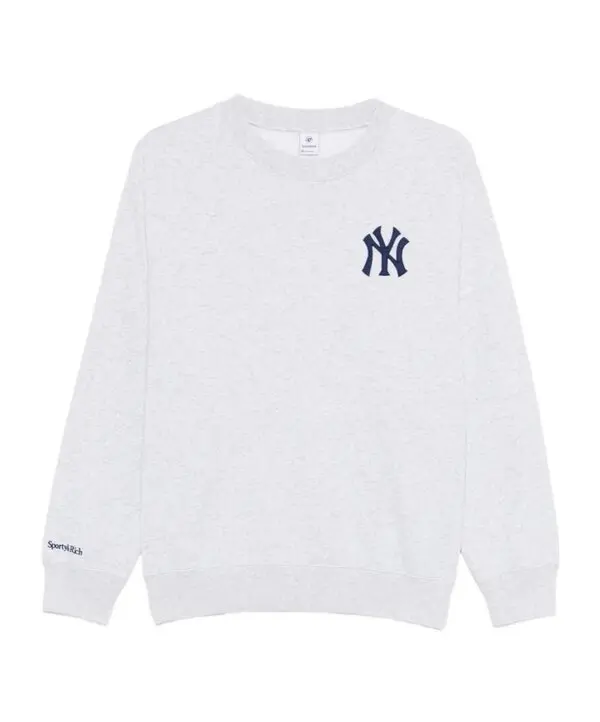 SPORTY  RICH Sporty & Rich Heritage Yankees Serif Sweatshirt