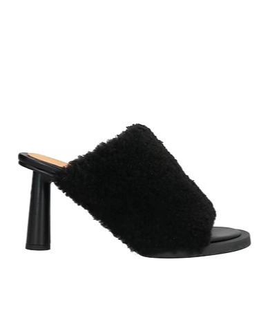 Jacquemus Minimalist Solid Color Slide Sandals