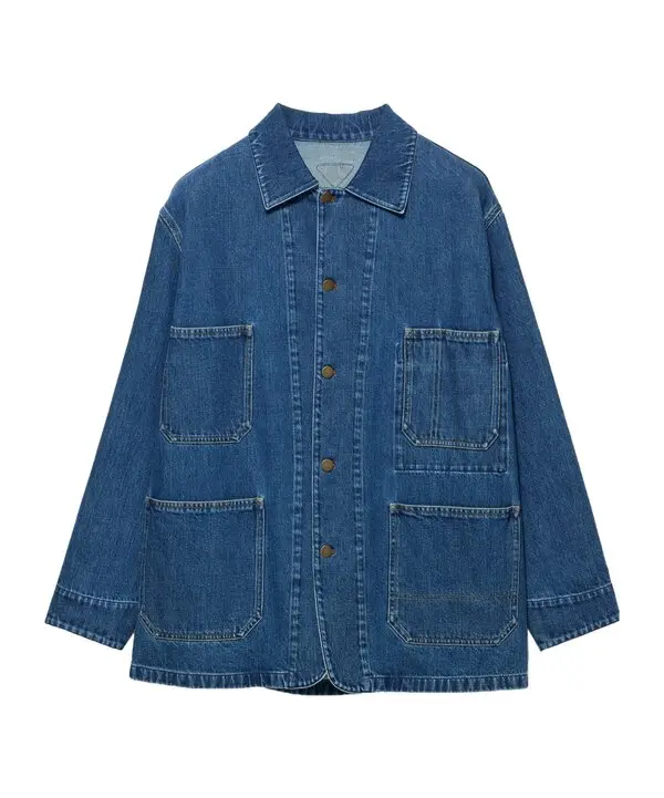 Prada Light Denim Blouson Jacket