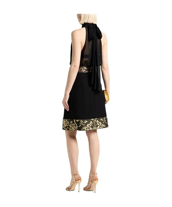 Dolce & Gabbana Two-tone Metal Mini Skirt