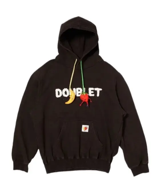 DOUBLET Appliqué Cotton Hoodie