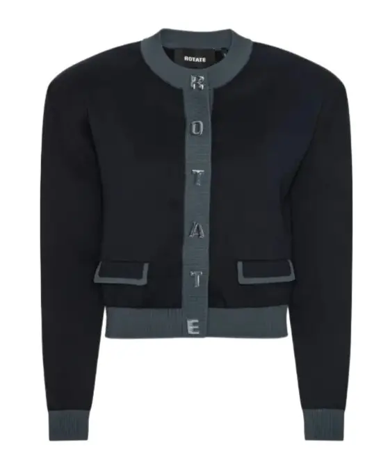 ROTATE BY BIRGER CHRISTENSEN Letter Button Cardigan