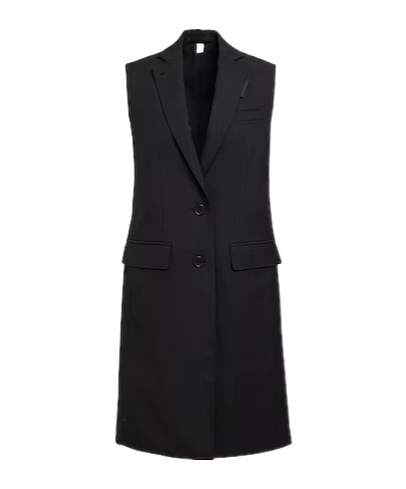 Burberry Sleeveless Minimalist Coat