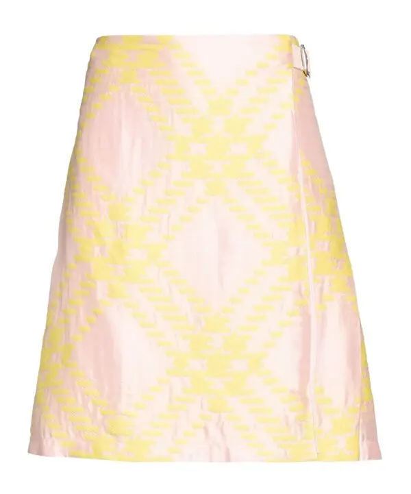 Burberry Two-tone Trumpet Skirt - Pink