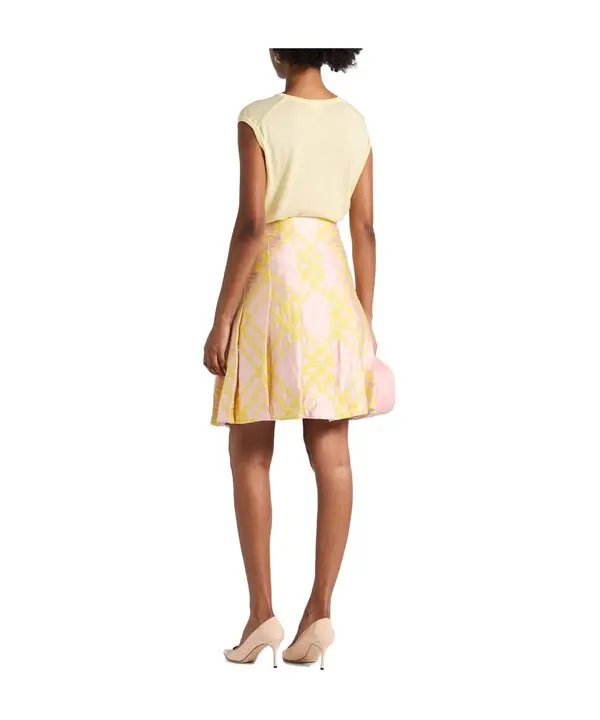 Burberry Two-tone Trumpet Skirt