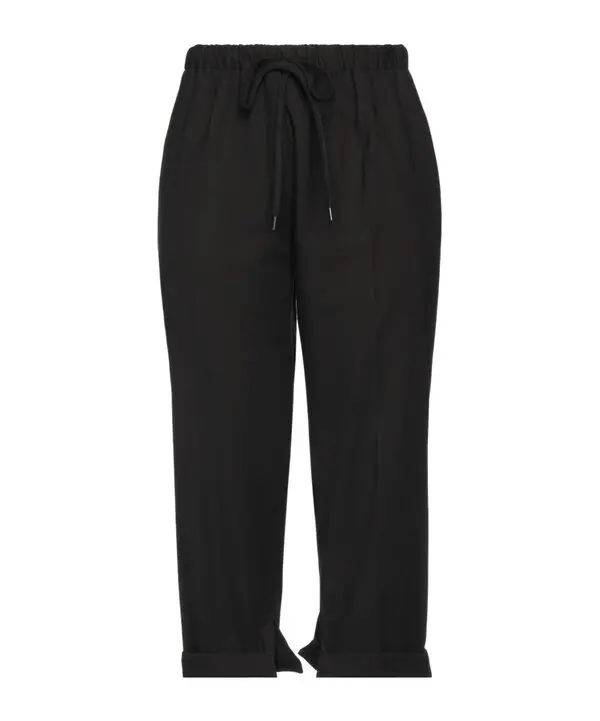 MAISON MARGIELA Solid Stretch Fabric Trousers