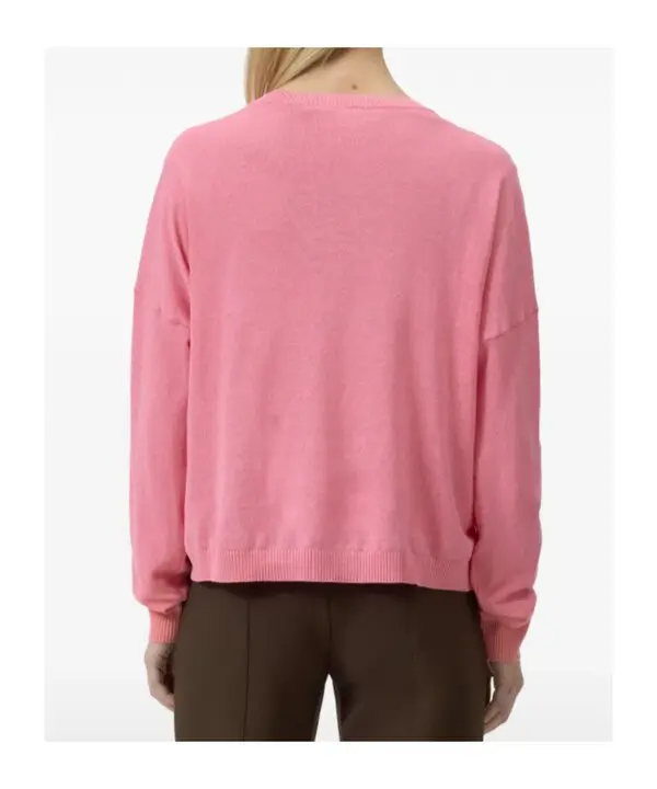 Closed Crew Neck Long-sleeve Sweater