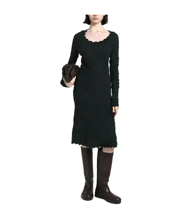 Burberry Solid-color Knitted Dress