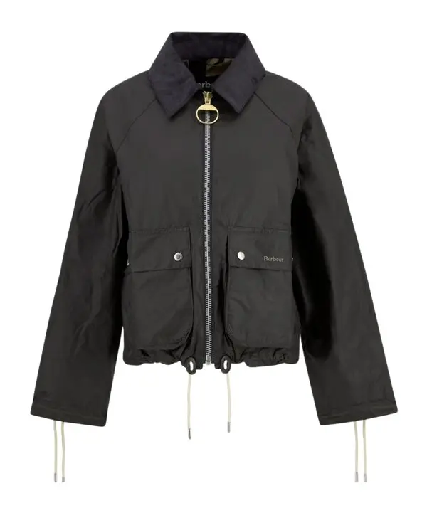 Barbour Waxed Cotton Jacket - Black