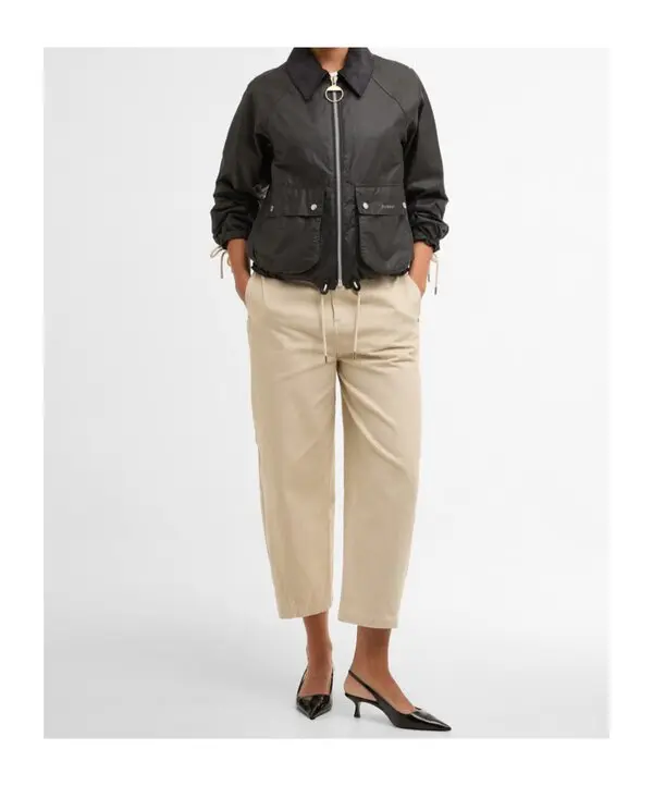 Barbour Waxed Cotton Jacket - Black