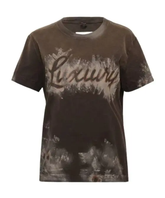 DOUBLET Luxury Mud Paint T-shirt