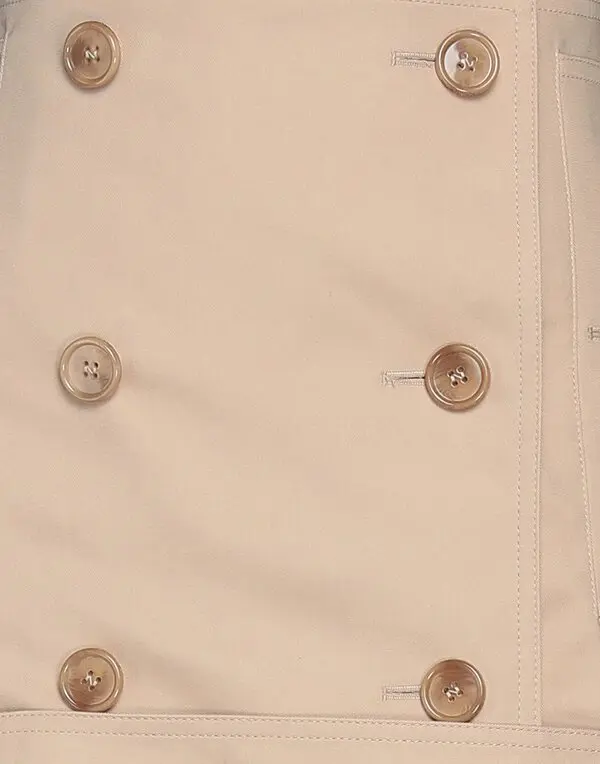 Burberry Solid-colored Wrap Skirt