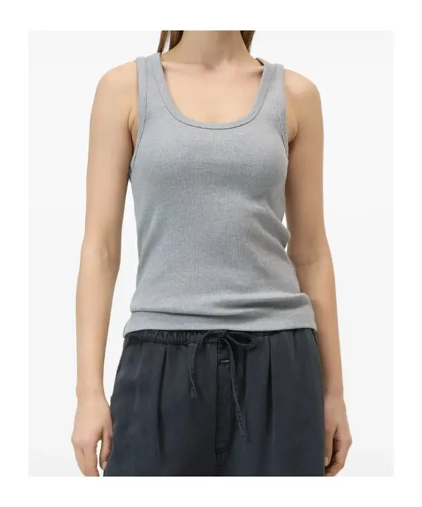 Closed Ribbed Tank Top