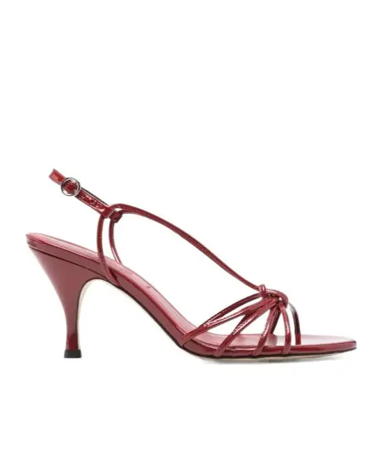 AeydĒ Solange Strappy Knot Detail Sandals
