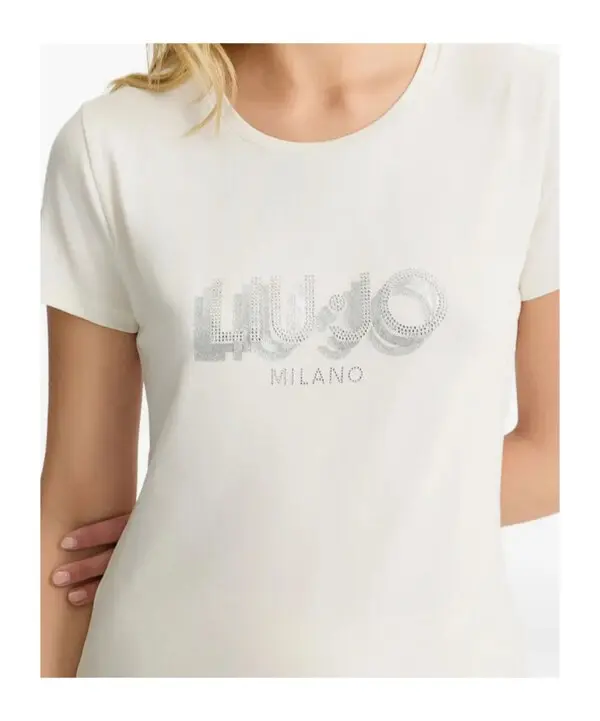 Liu Jo Logo Detail T-shirt - White