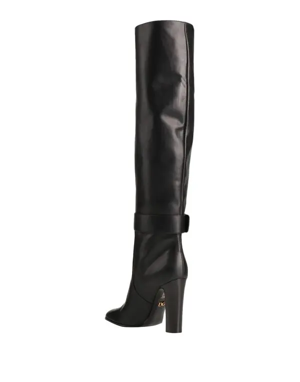 Dolce & Gabbana Solid Color Over-the-knee Boots