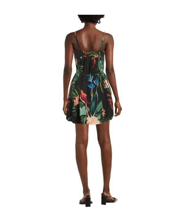 Farm Rio Sleeveless Floral Dress