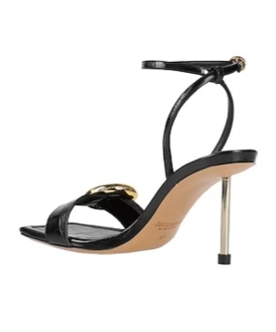 Jacquemus Crocodile Print Slingback Sandals