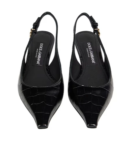 Dolce & Gabbana Crocodileembossed Highheels