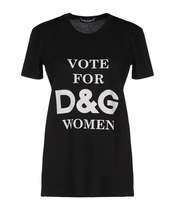 Dolce & Gabbana Printed T-shirts - Black