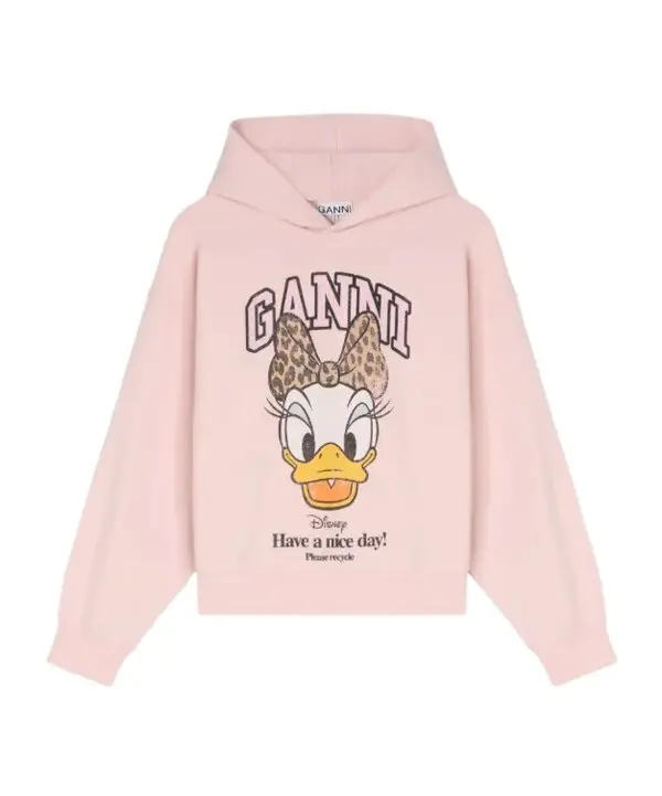GANNI Cropped Hoodie