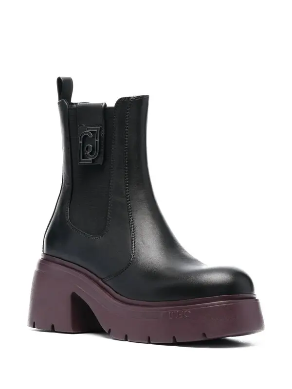 Liu Jo Carrie Leather Ankle Boots