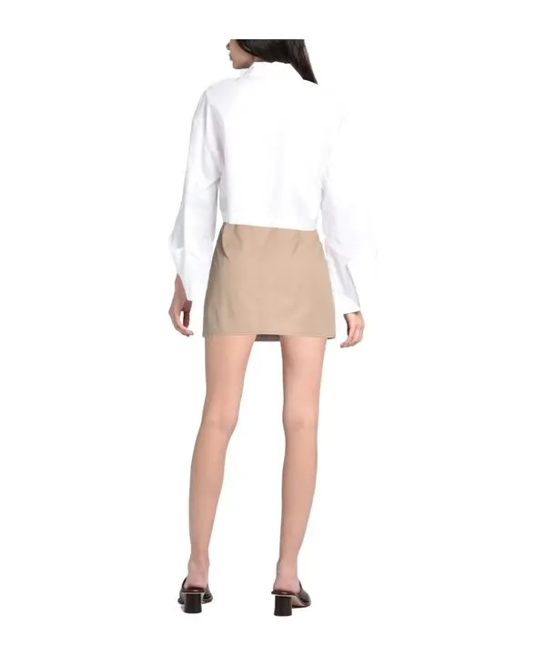 Burberry Solid-colored Umbrella Skirt