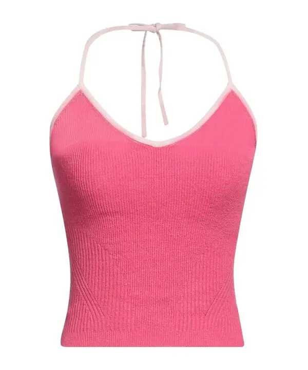 Jacquemus Two-tone Knitted Sleeveless Top