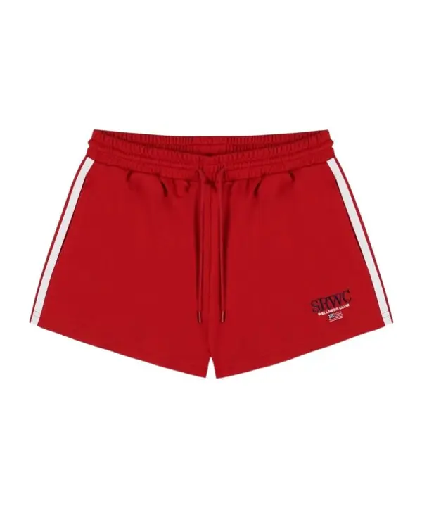 SPORTY  RICH Sporty & Rich Roller Stripe Detail Shorts