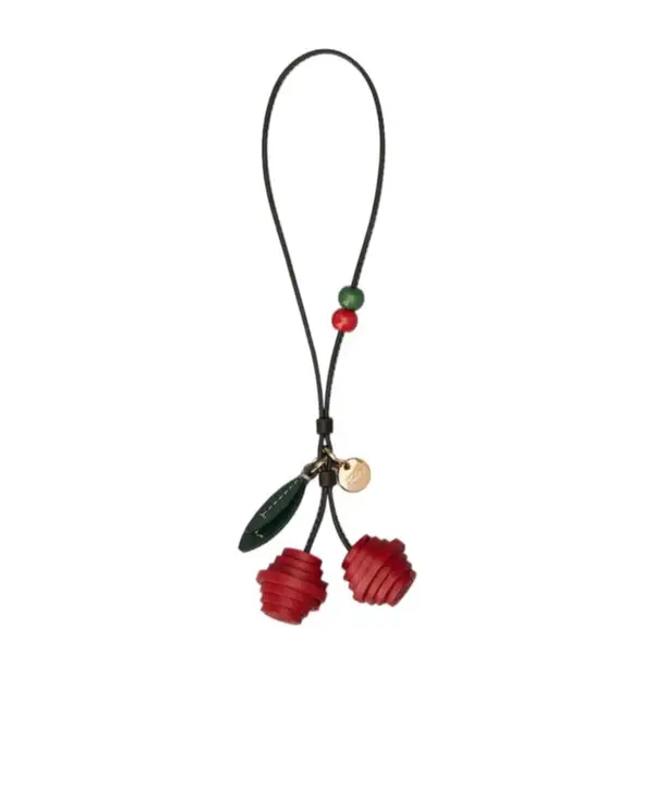 TOD'S Cherry Charm Keyring
