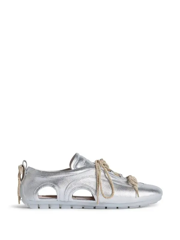 Simone Rocha Ballerina Grip Cut Out Detailed Lace-up Sneakers